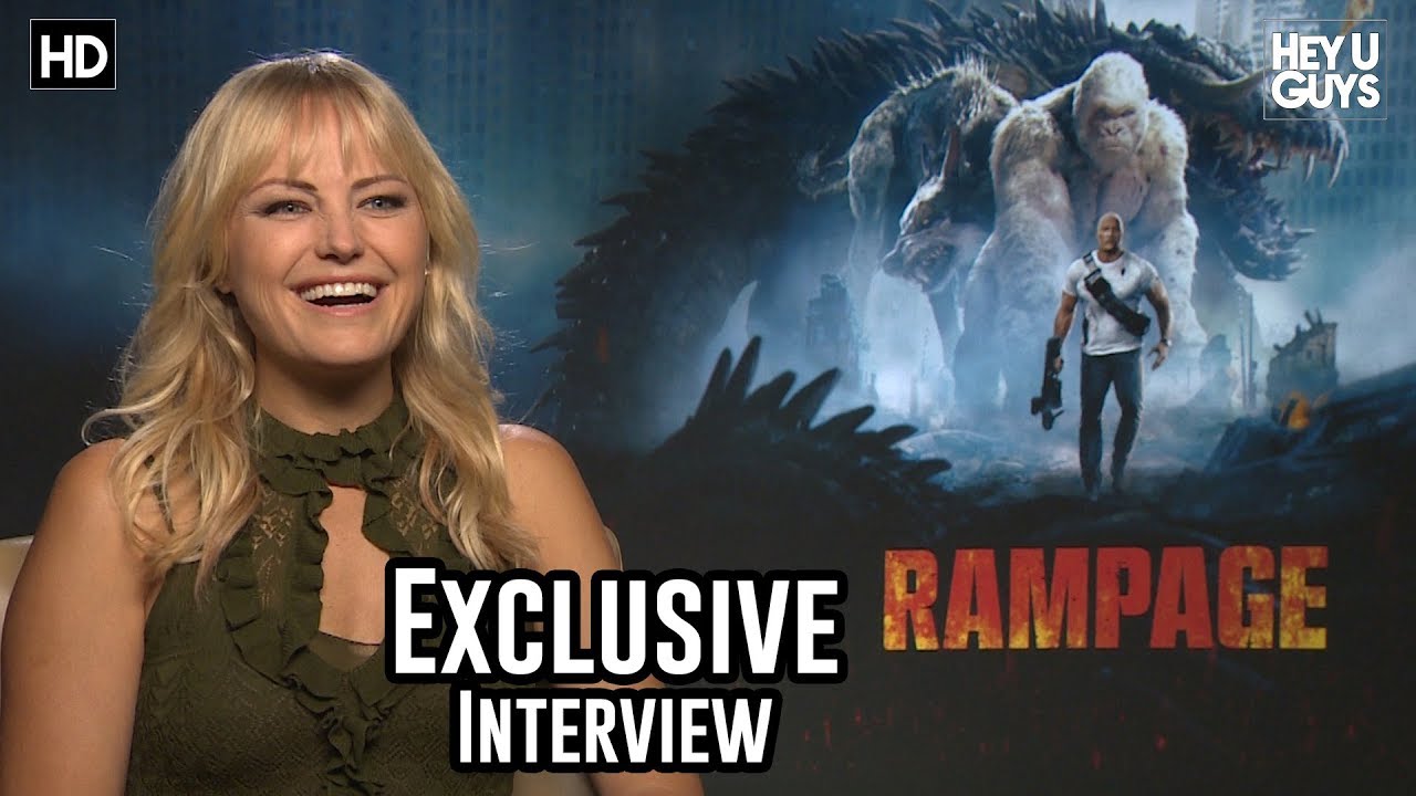 Malin Akerman - Rampage Exclusive Interview - YouTube