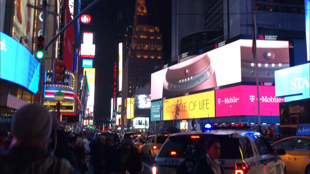 2015 Christmas in Time Square New York - YouTube