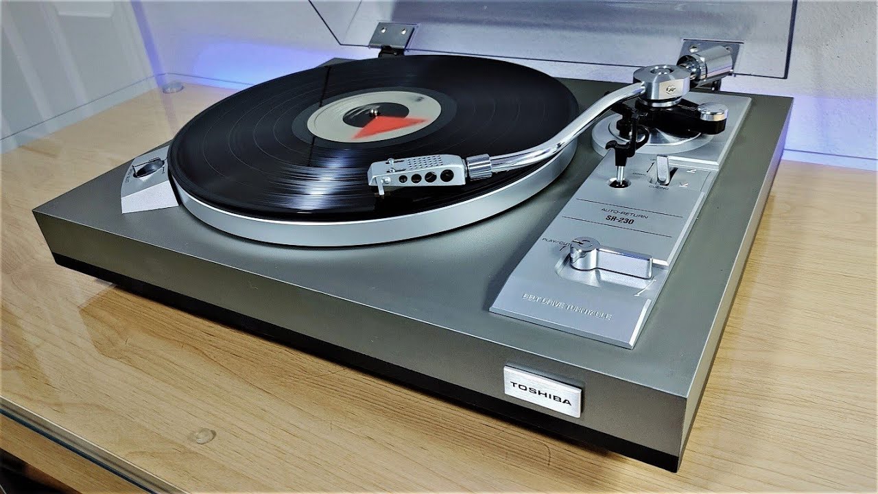Toshiba SR-230 Vintage Turntable - YouTube
