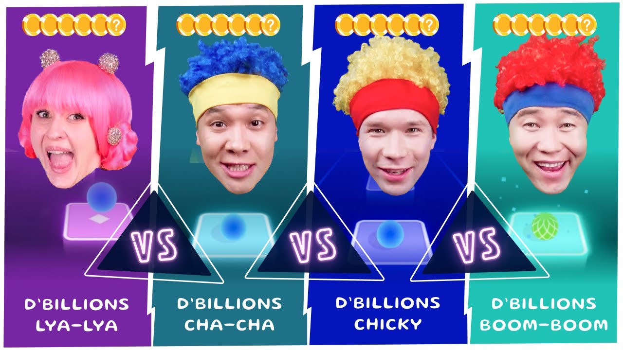 D Billions 🆚 D Billions - Tiles Hop GamePlay - Who Will Win? - YouTube