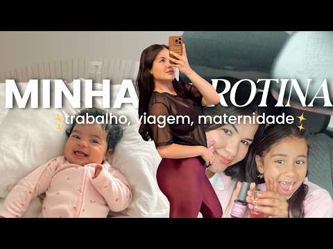 UMA SEMANA COMIGO ✨ rotina real sendo mãe de 2, viagem e trabalho