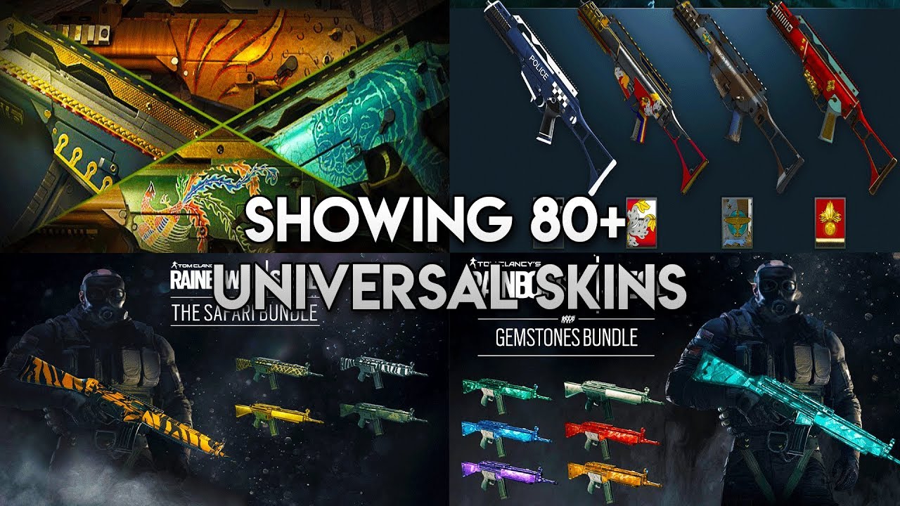 SHOWING 80+ UNIVERSAL WEAPON SKINS - Operation Phantom Sight - Rainbow ...