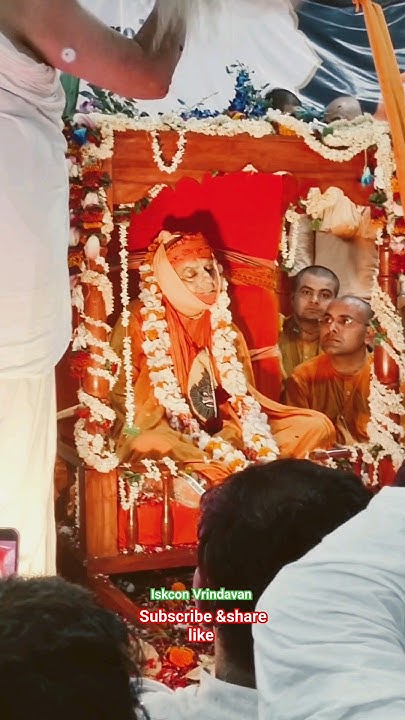 iskcon Vrindavan HH Gopal krishna Goswami maharaj final Darshan #iskcon #vrindavan #darshan # ...