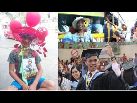 "Dodoy" the Lively Water Vendor From Cebu, Graduates Finally! - YouTube