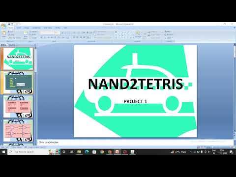 NAND2TETRIS Project 1 Video - YouTube