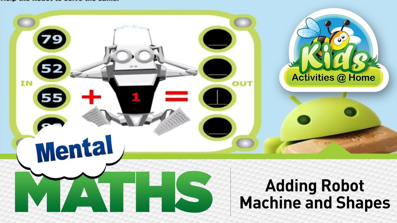 Mental Maths Activities | Adding Robot Machine and Shapes | Mental ...