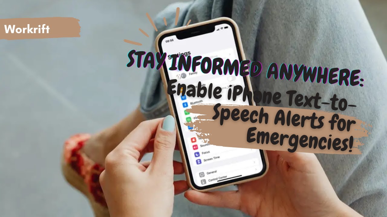 Stay Informed Anywhere: Enable iPhone Text-to-Speech Alerts for ...