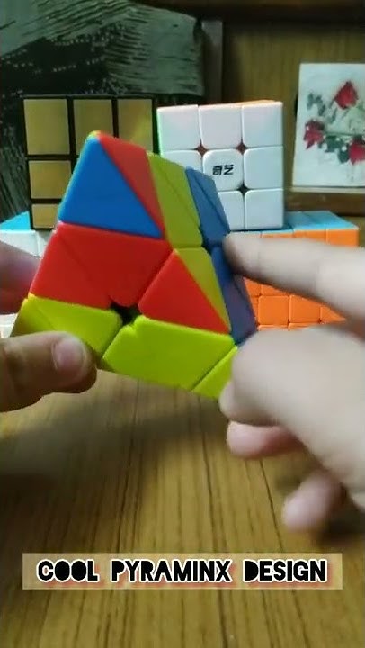 COOL PYRAMINX DESIGN... #COOL#shorts #rubikscube #cubedaily @CUBEDAILY ...