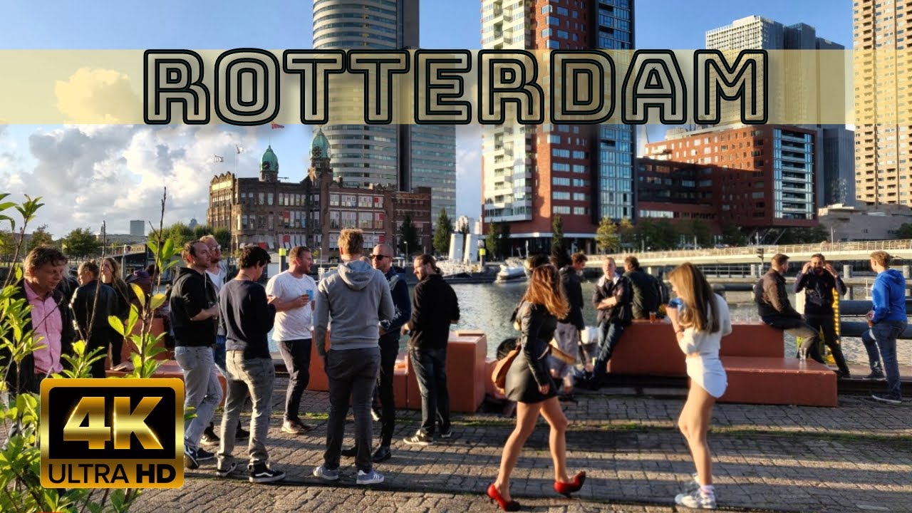 Rotterdam The Netherlands | 4K HDR Walking Tour 🇳🇱 Spring 2024 ☀️ - YouTube