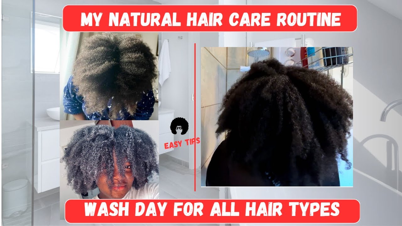 MY NATURAL HAIR CARE ROUTINE To GROW YOUR HAIR//Length retention //WASH ...