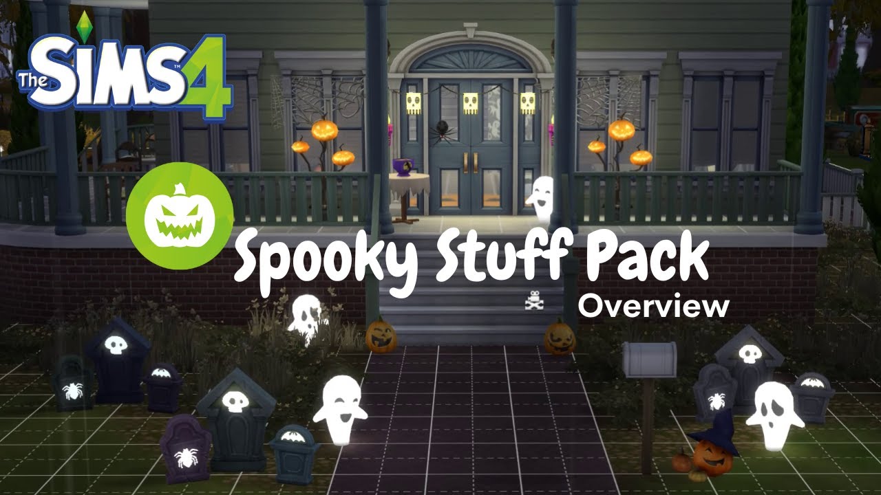 #Sims 4 Spooky Stuff Pack Stuff🎃Happy Halloween 2022 - YouTube