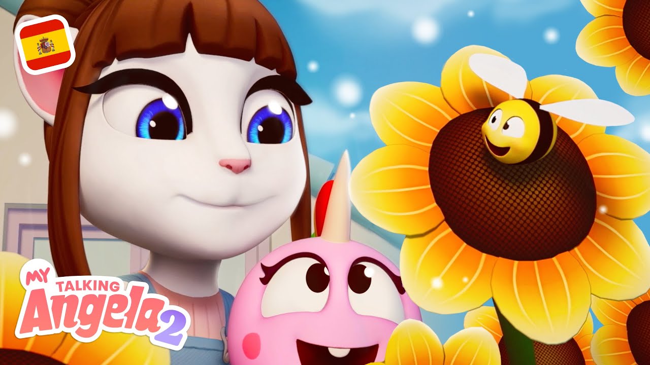 🌸🐝 ¡Hermosísimo jardín en el balcón! 🐝🌸 Tráiler de la actualización de Mi Talking Angela 2 - YouTube