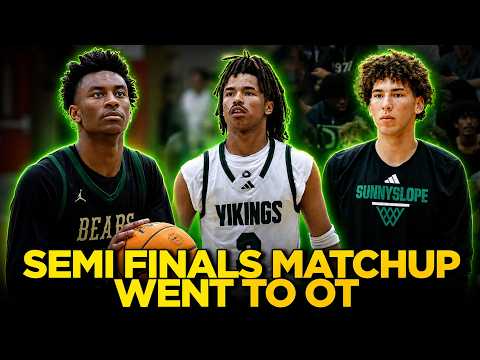 GAME COMES DOWN TO THE WIRE | Sunnyslope Vs Basha AIA Open State Semi Finals 