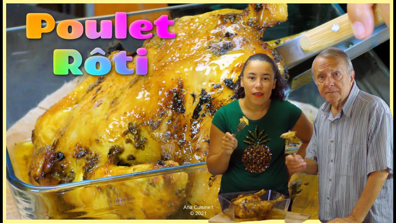 Poulet rôti au four croustillant et moelleux / Como hacer pollo al ...