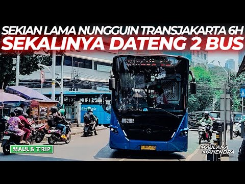 Nungguin TransJakarta 6H Lama Banget, Sekalinya Dateng 2 Bus Sekaligus ...