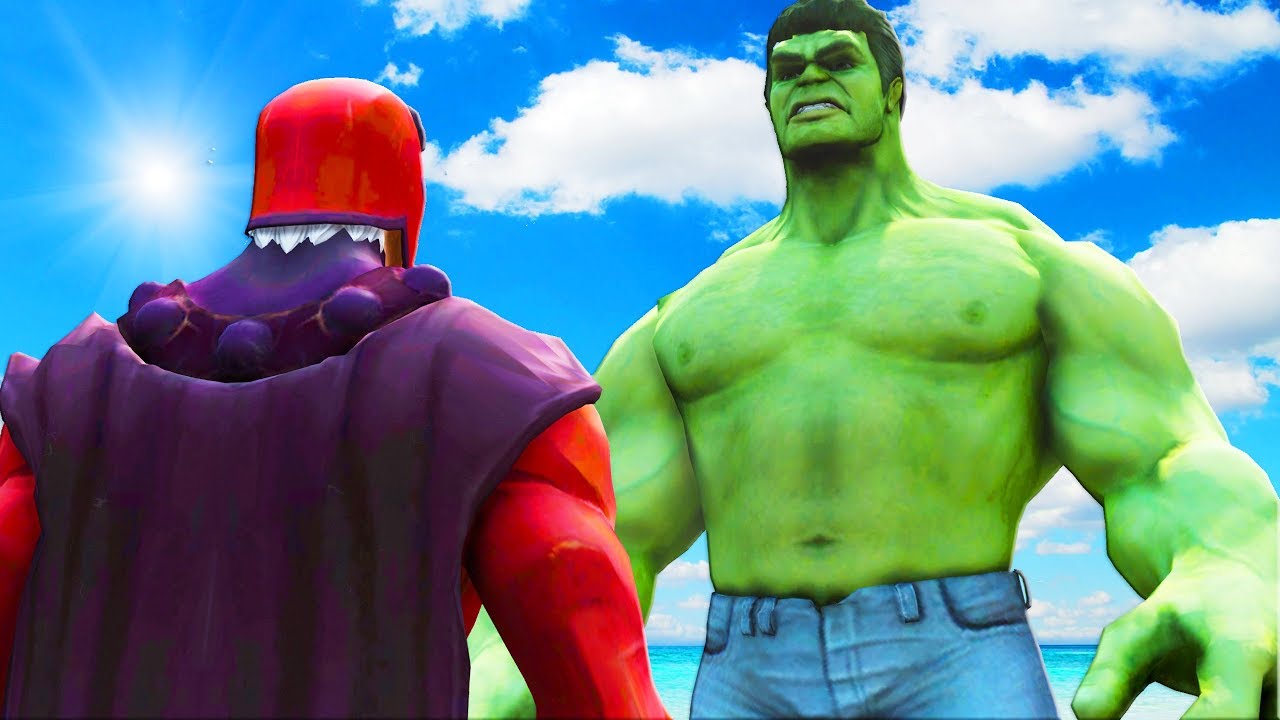 HULK vs MAGNETO - EPIC BATTLE - YouTube