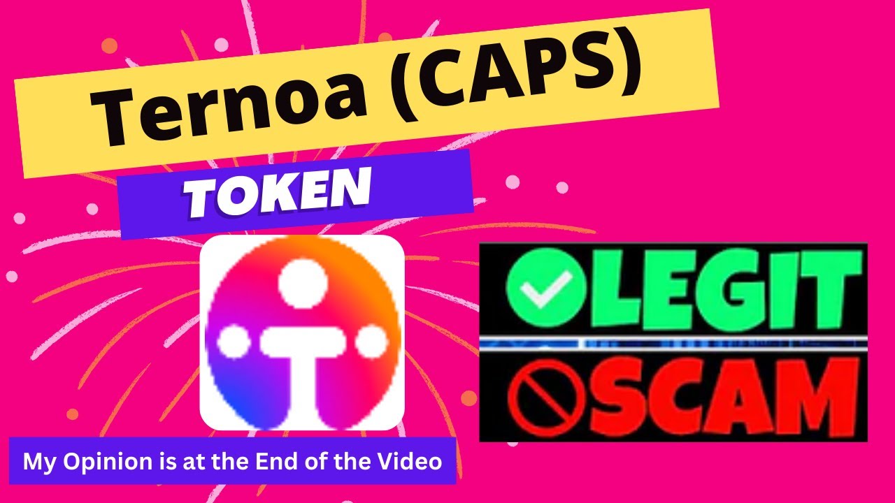 Is Ternoa (CAPS) Token Scam or Legit ?? - YouTube