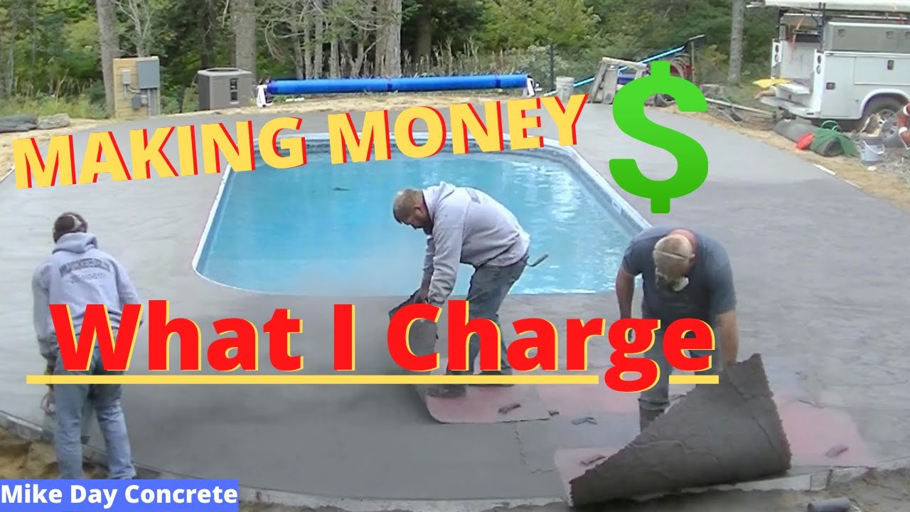 Making Money And Charging What You're Worth! (Owning A Concrete ...