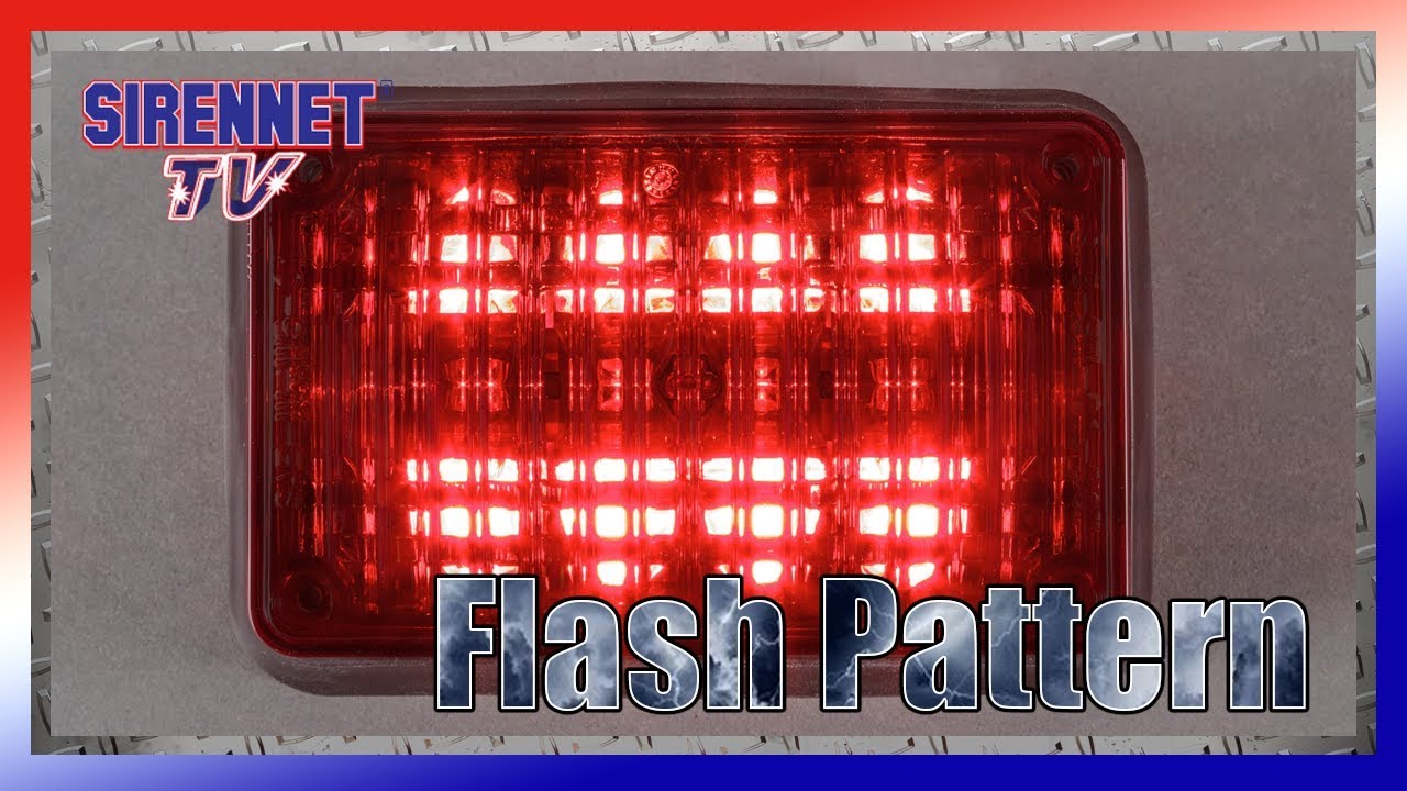 Flash Pattern: Whelen 400 Series Linear Super-LED Lighthead - YouTube