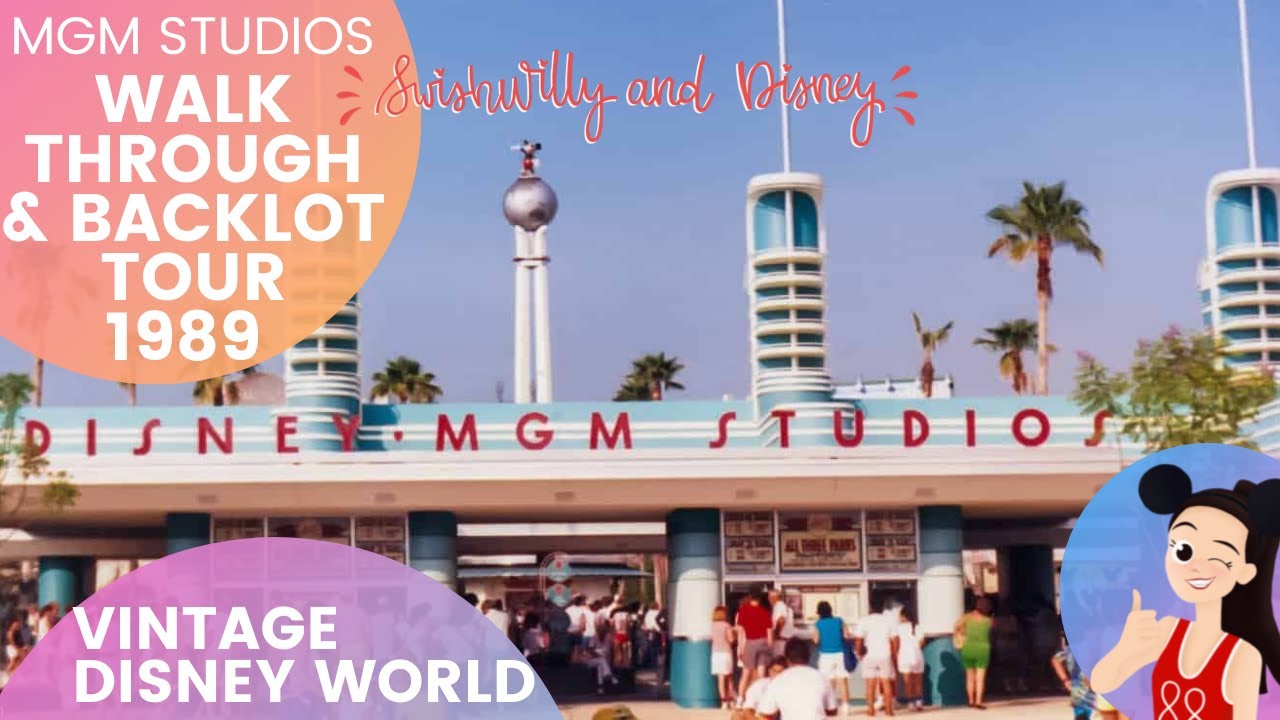 MGM Studios Walkthrough and Backlot Tour | 1989 | Walt Disney World ...