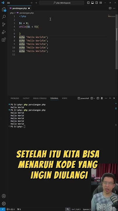 Perulangan Skysen Coding Php Youtube