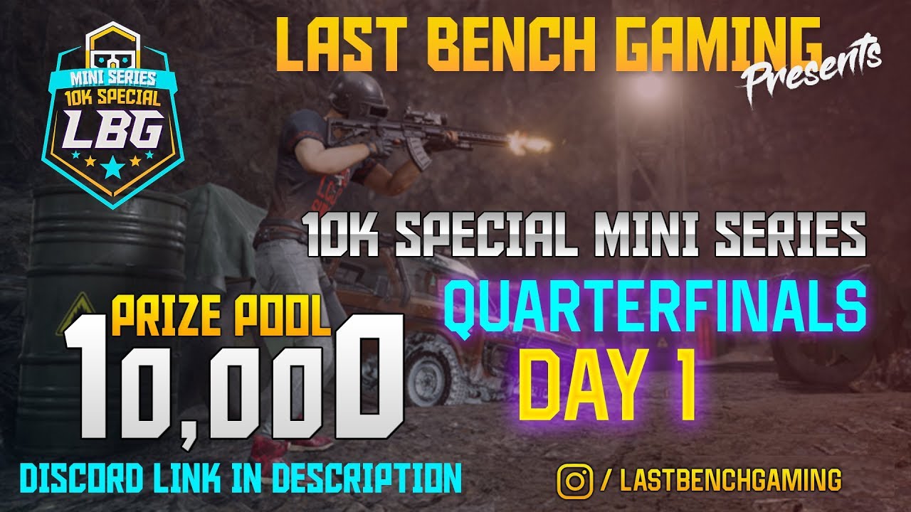 10,000 PRIZE POOL TOURNAMENT | QUARTERFINAL DAY 1 | PUBG MOBILE LIVE ...