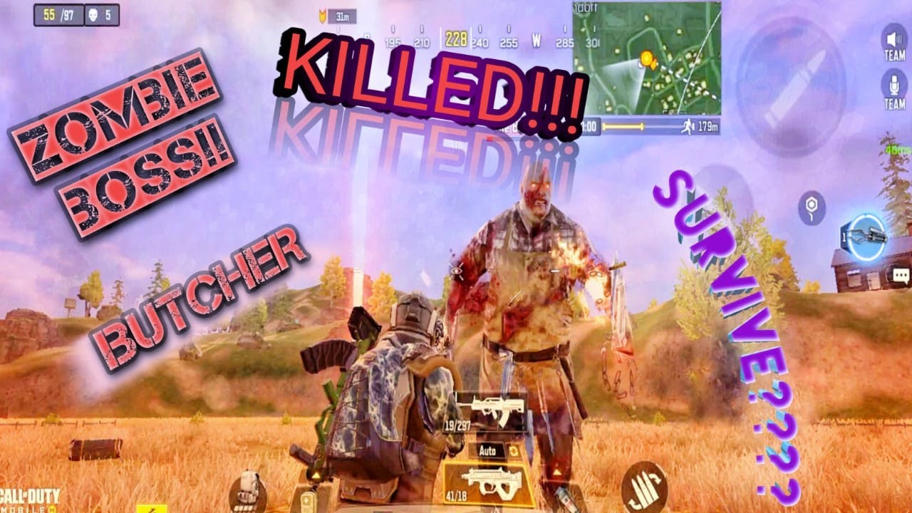 COD | Call Of Duty Mobile Monster Hunt With low Health| Kill Zombie ...