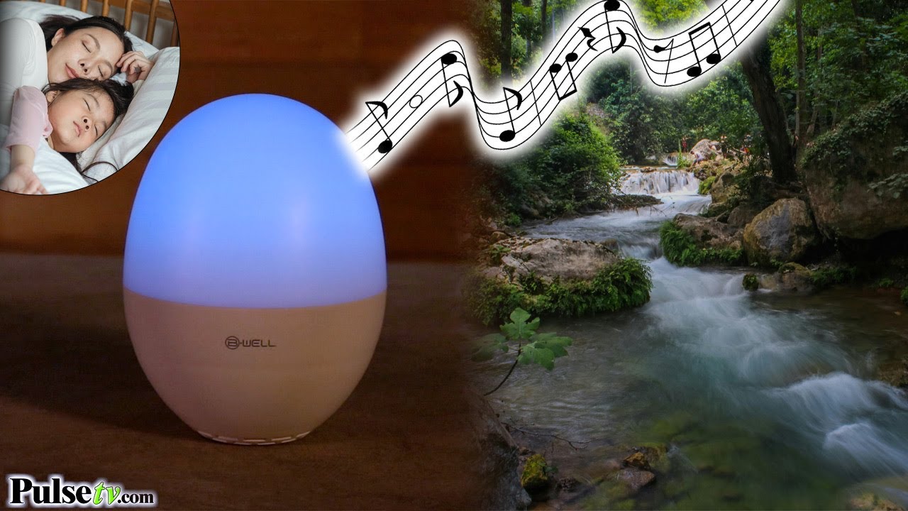 Bluetooth Sleep Sound Machine with Night Light - YouTube