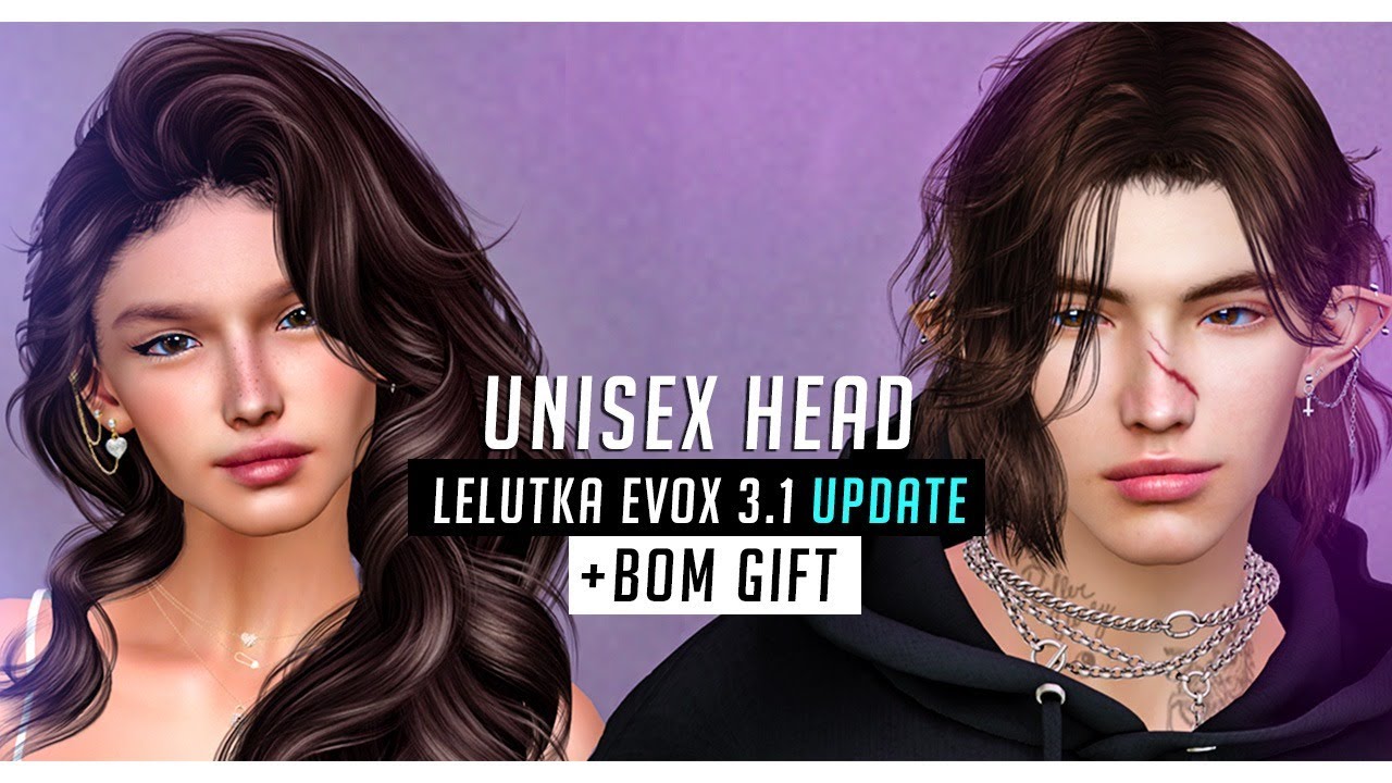 Second Life Hack: Hide the UGLY BOM Body (Free Gift) + UNISEX Head ...