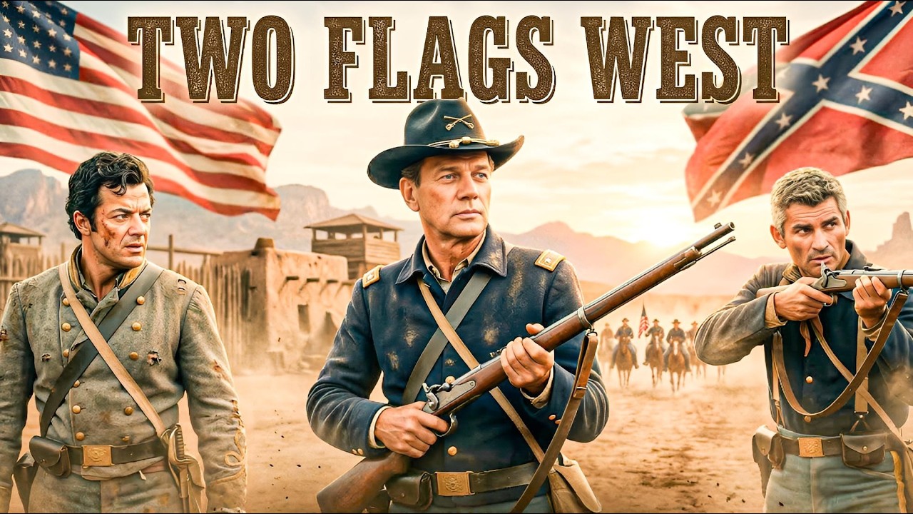 Two Flags West | Joseph Cotten Western Movie | Classic Full Movie - YouTube