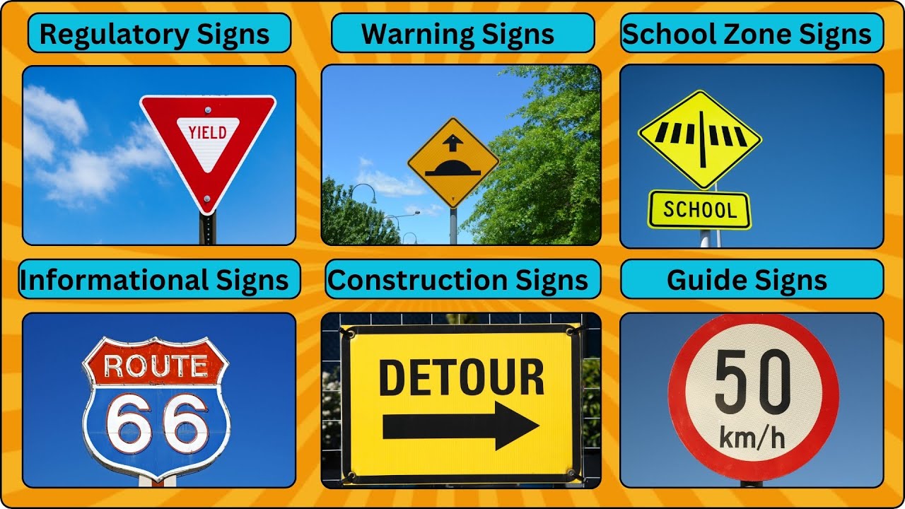 Road Sign Guidebook:Your Comprehensive Guide to Traffic Signs - YouTube