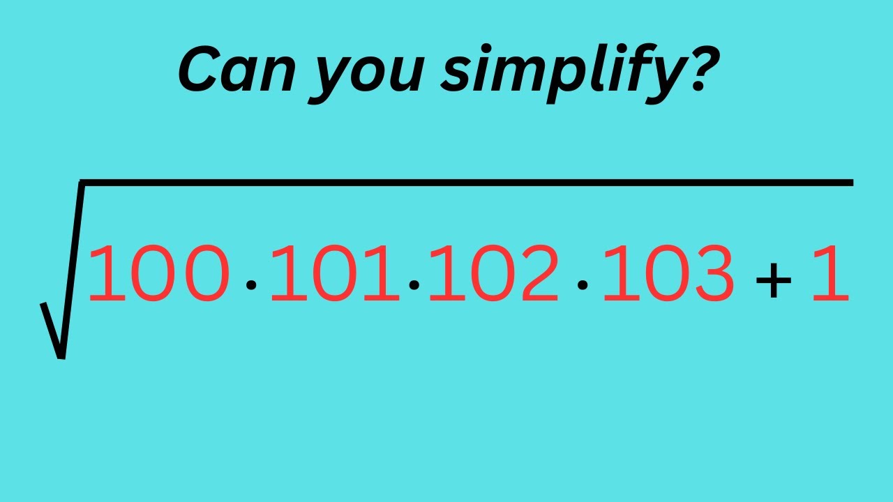 USA | A very nice square root math simplification | Math Olympiad ...