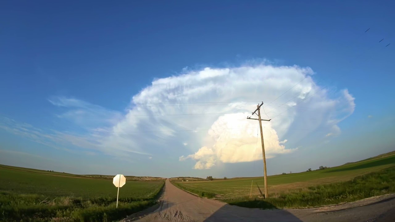 June 14th 2021 Supercell Time-Lapse Nebraska Panhandle - YouTube