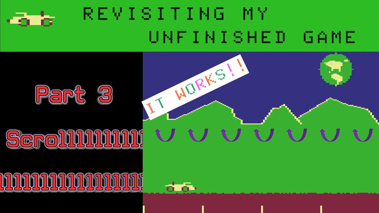 Screen scrolling and the main loop | Game resurrection part 3 | # ...