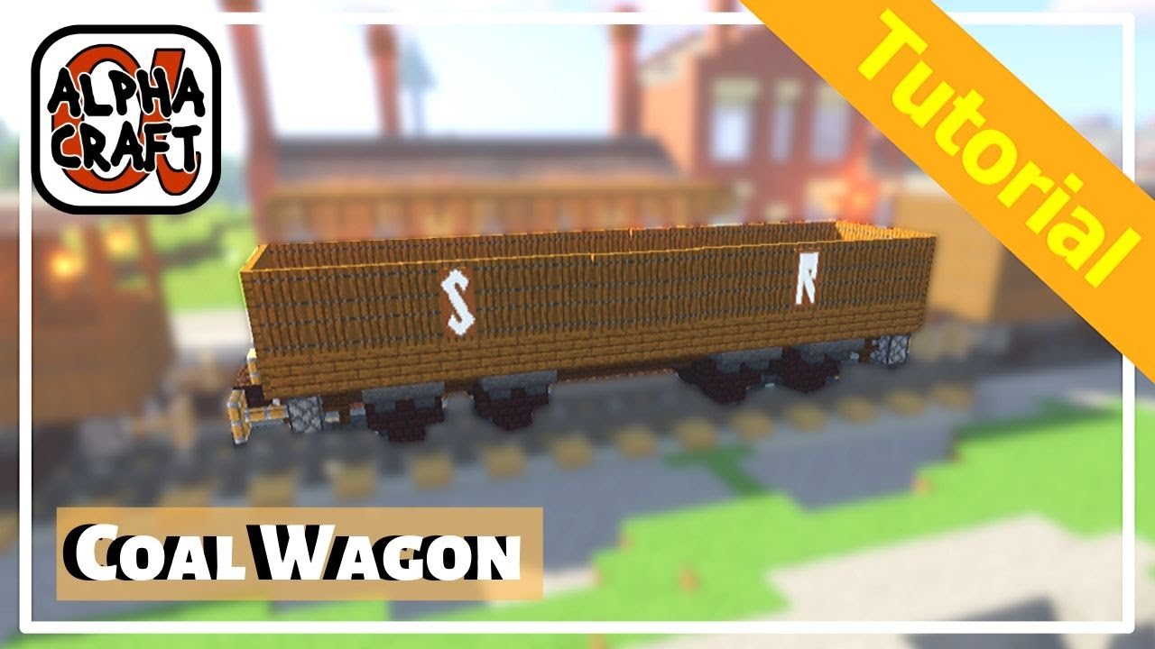 The Minecraft Coal Wagon Tutorial - Big Four Rolling Stock as Seen on ...