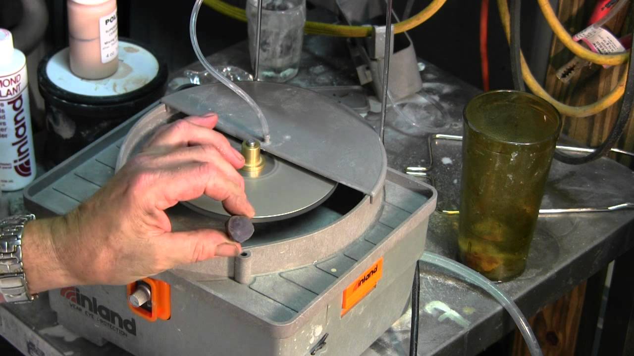 ROCKIN CHANGING INLAND POLISH LAP TO ROUGH GRINDER - YouTube