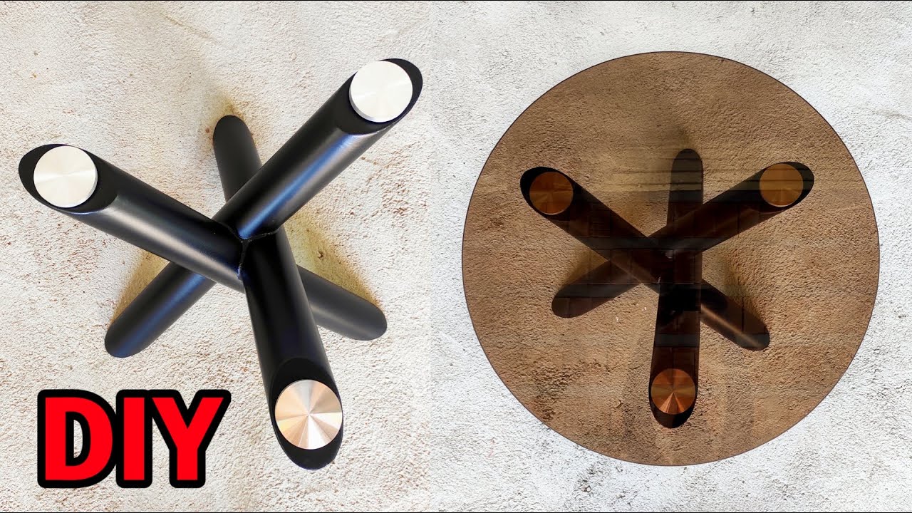 Metalworking Project | diy dining table | woodworking - YouTube