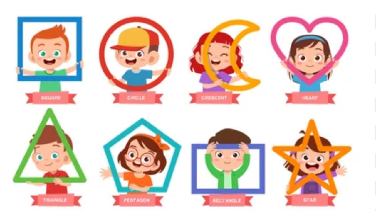 Learn Shapes for Babies, Toddlers, Kids, and PreSchoolers | Learn ...