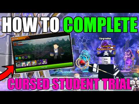 How to beat Cursed Student's Trial in Anime Expedition - How to clear Curse Student's Trial (Roblox)