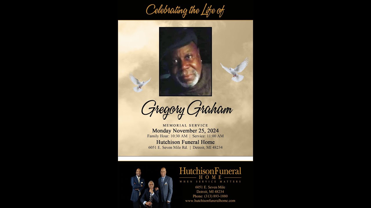 Gregory Graham ( Memorial Service ) 11-25-2024 - YouTube