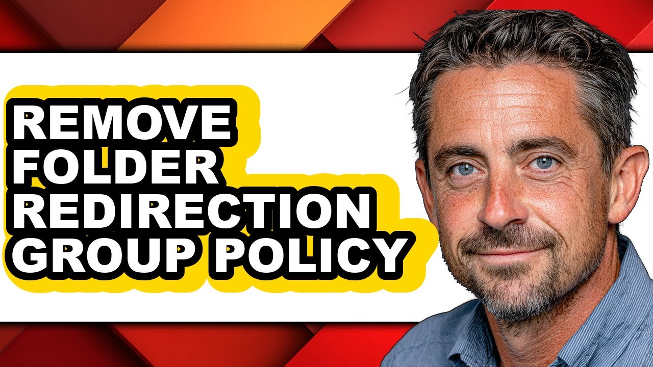 How to Remove Folder Redirection Group Policy - Step by Step - YouTube