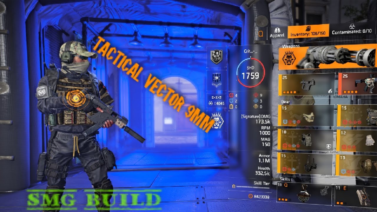 Gameplay 2021: Tom Clancy's The Division 2 Tactical Vector 9mm SMG ...
