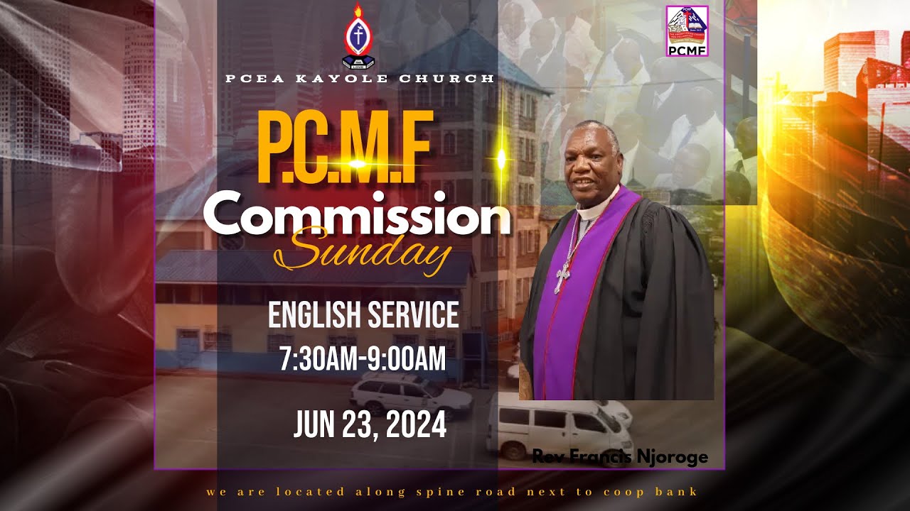 # PREACHING P.C.M.F Commission Sunday 23/06/2024 - YouTube