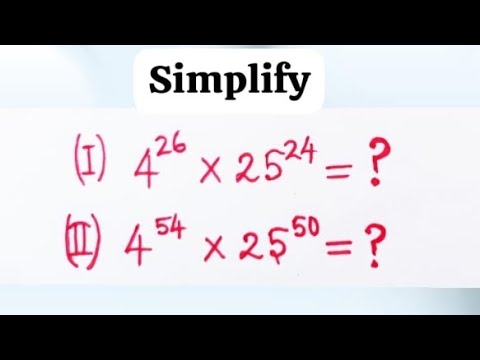 Nicely Exponential Simplication Math|| #maths#mathstricks#exponential#shorts#viral#short# ...