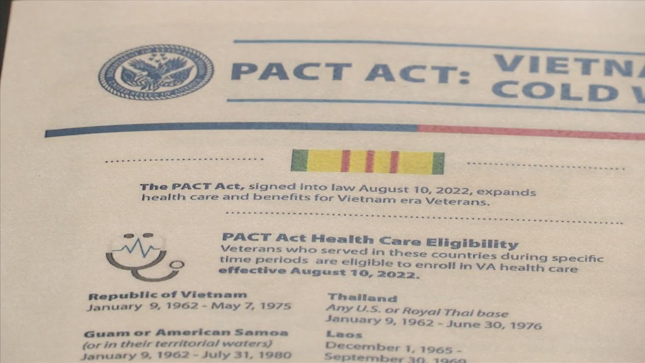 Vietnam Veterans eligible for benefits under PACT Act - YouTube