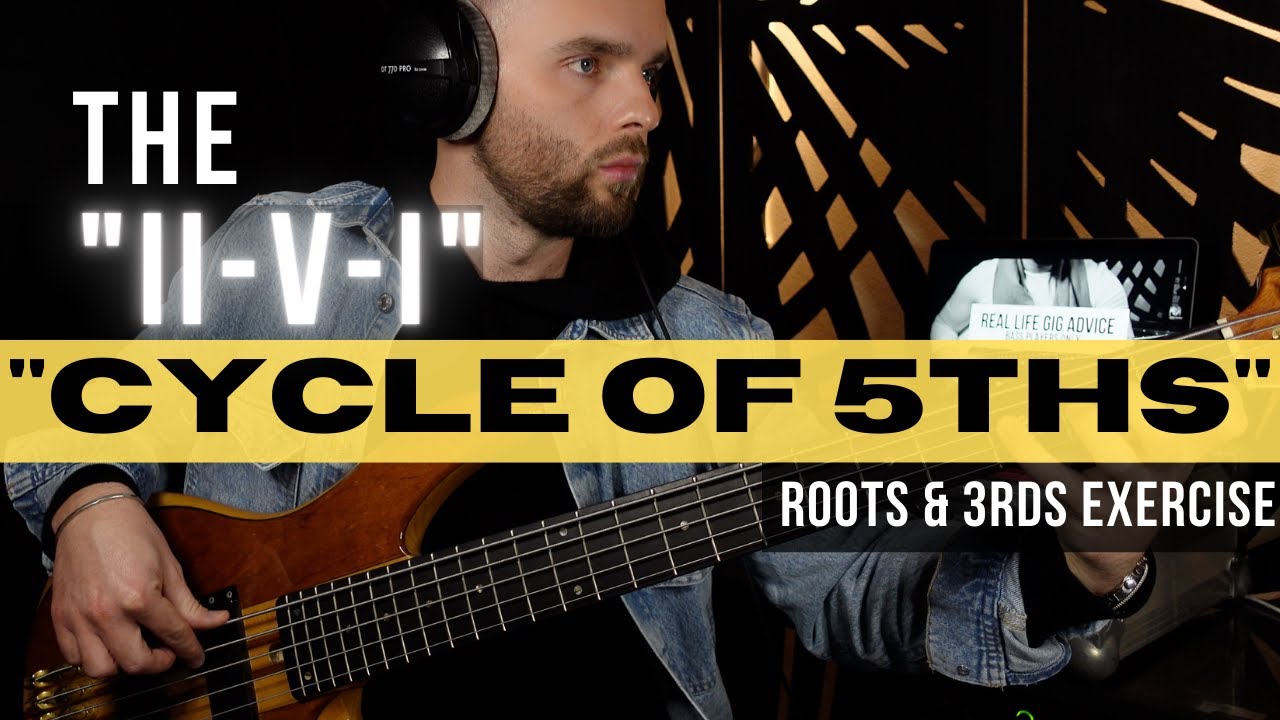 The ii-V-I: Cycle of 5ths (Roots and 3rds exercise) - YouTube