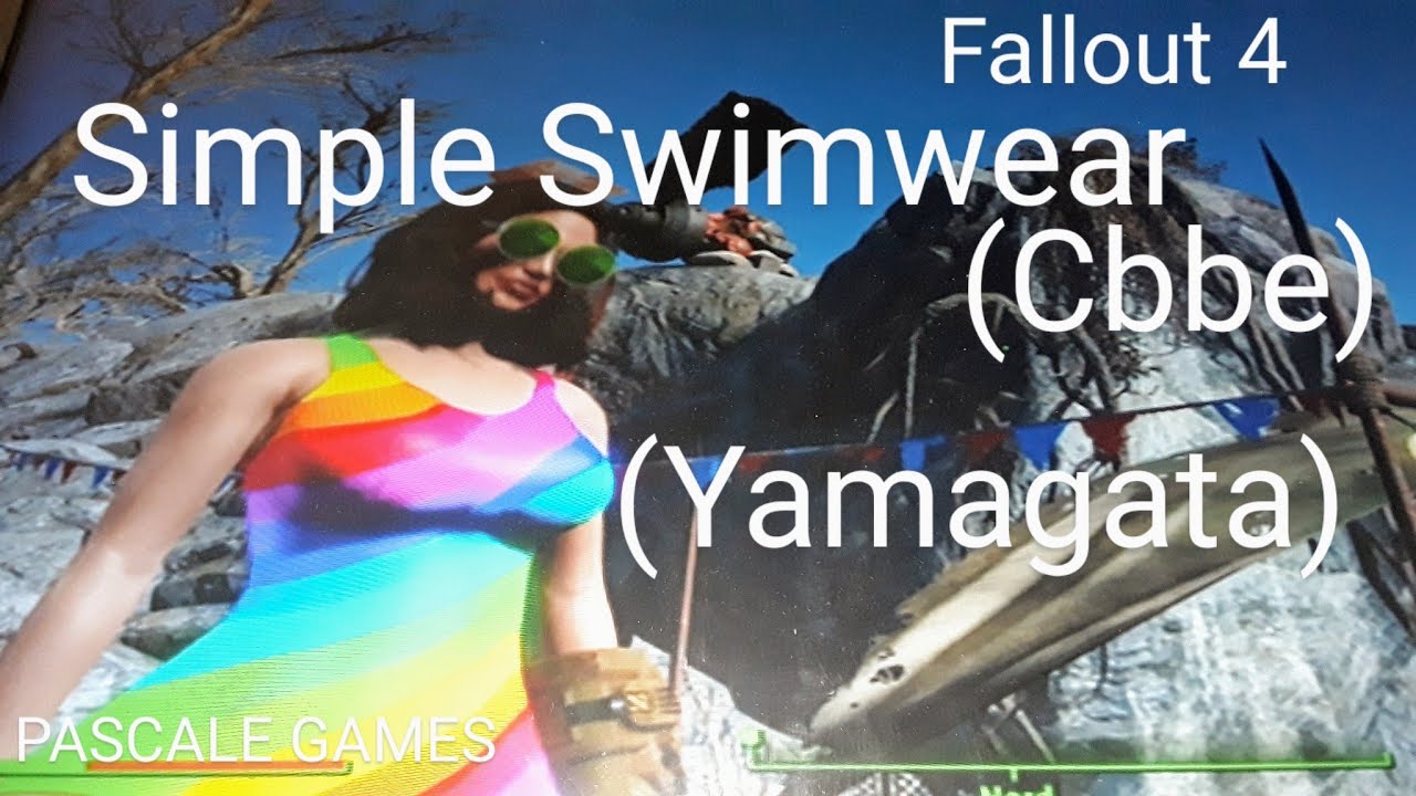 FALLOUT 4 Simple Swimwear (Cbbe) (Yamagata )Mod - YouTube