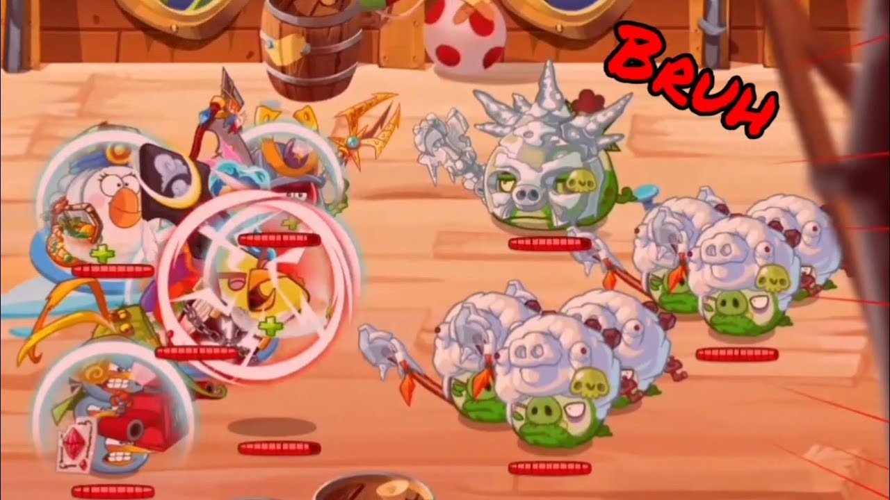 [Cave 24, Icy Waters 3] 2 Giant Ice Pigmies in one wave?!? (Angry Birds ...