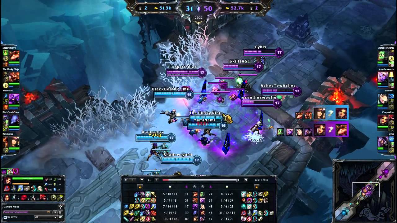 ARAM - Diamond 2 Kat Gets 3 Quads In One Game - YouTube