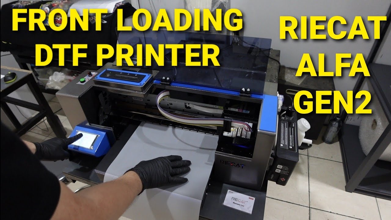 Unboxing DTF Printer RieCat Alfa Gen2 with WIMS - YouTube